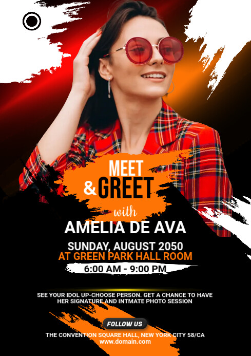 Meet & Greet Flyer Template | PosterMyWall