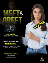 Meet and greet Template | PosterMyWall
