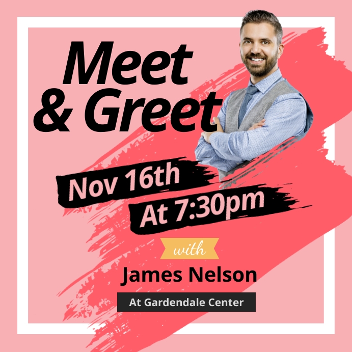 Copy of Meet & Greet Instagram Post | PosterMyWall