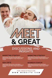 Meet & Greet Banner Template | PosterMyWall