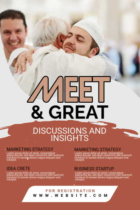Meet & Greet Poster Template | PosterMyWall