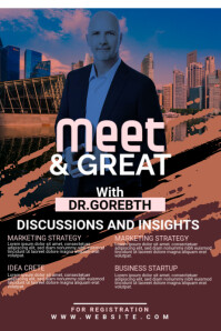 Meet & Greet Banner Template | PosterMyWall