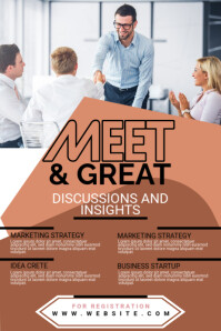 Meet & Greet Poster Template | PosterMyWall