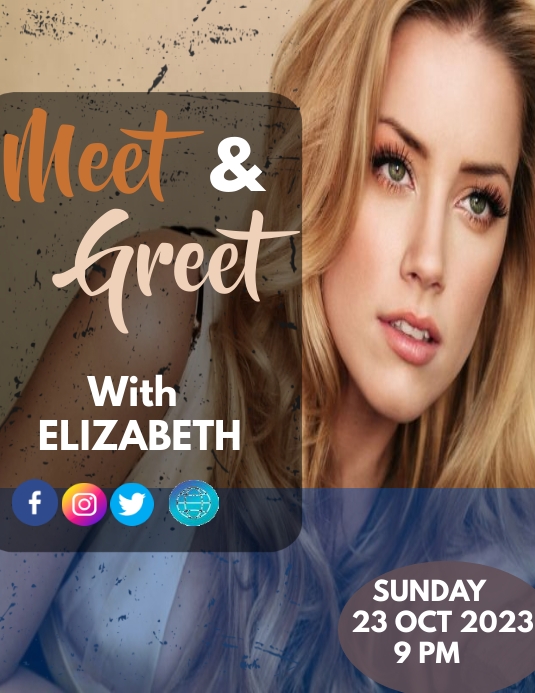 Meet and great gold Template | PosterMyWall