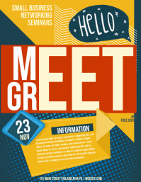 Meet And Greet Template | PosterMyWall