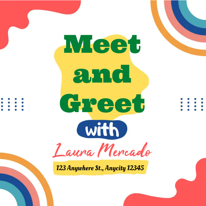 Meet and Greet Template | PosterMyWall
