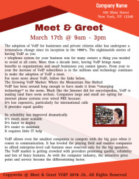 Meet and greet Template | PosterMyWall
