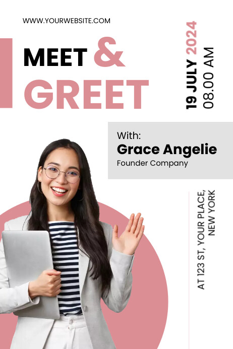 Meet and Greet Poster Template | PosterMyWall