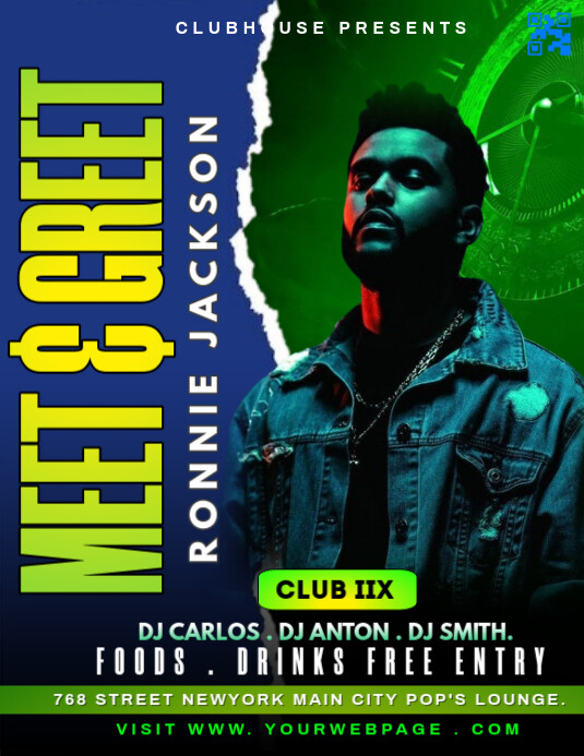 meet and greet posters Template | PosterMyWall