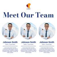 meet the team template | PosterMyWall