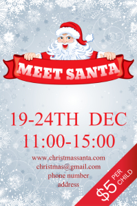 Meet Santa Template | PosterMyWall