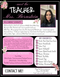 Meet the Teacher Newsletter Template | PosterMyWall