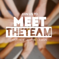 Meet The Team Instagram Post Template | PosterMyWall