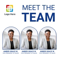 Meet the team instagram Template | PosterMyWall