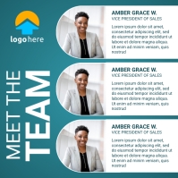 meet our team flyer Template | PosterMyWall