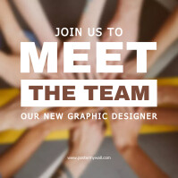 Meet The Team Instagram Post Template | PosterMyWall