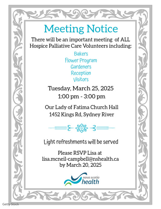 Copy of Meeting Notice Flyer US Letter | PosterMyWall