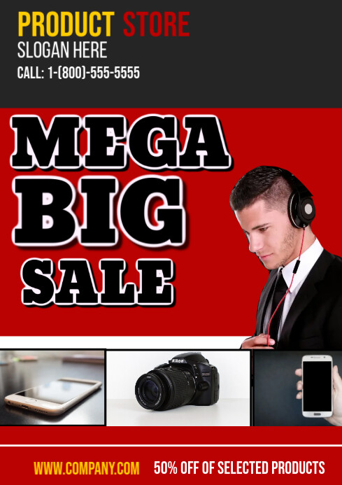 Mega Big Sale Template | PosterMyWall