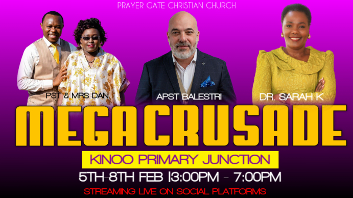 Mega Crusade Event YouTube Thumbnail Template | PosterMyWall