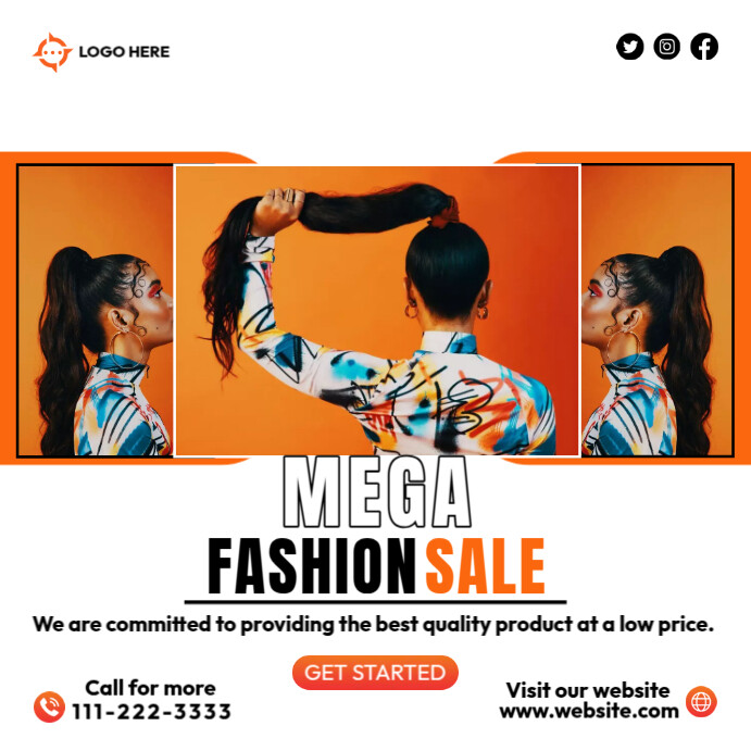 Mega Fashion Template | PosterMyWall