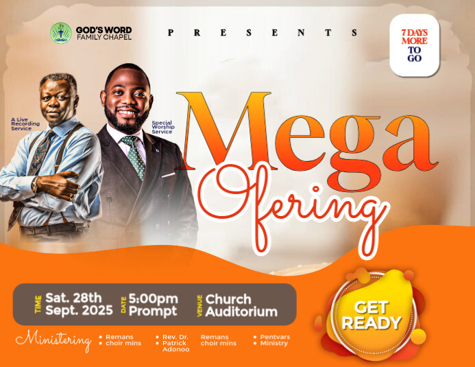 Copy of Mega Offering | PosterMyWall