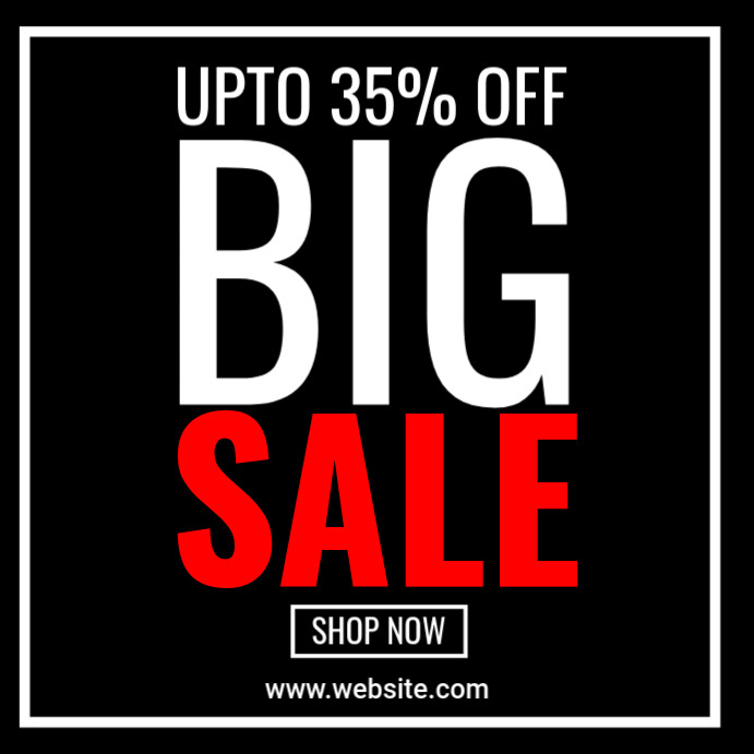 mega sale ad template | PosterMyWall