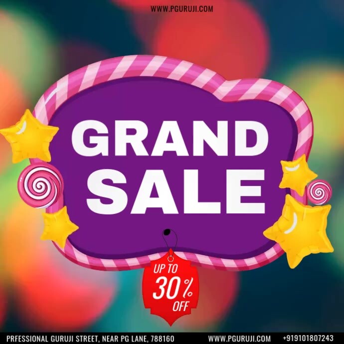 mega sale ad template | PosterMyWall