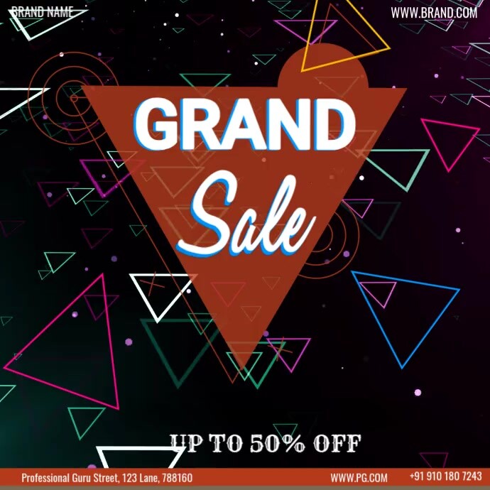 Plantilla de mega sale ad template | PosterMyWall