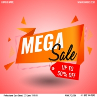 MEGA SALE Template | PosterMyWall