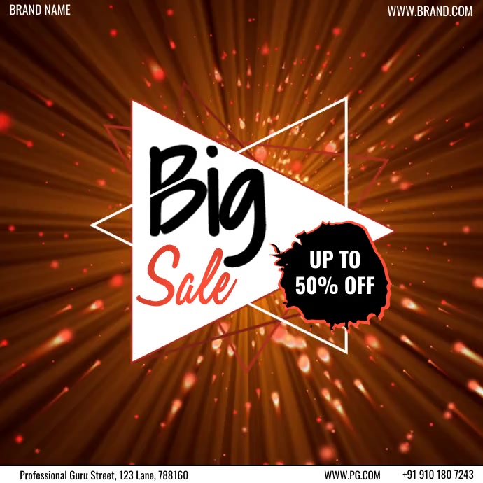 mega sale ad template | PosterMyWall
