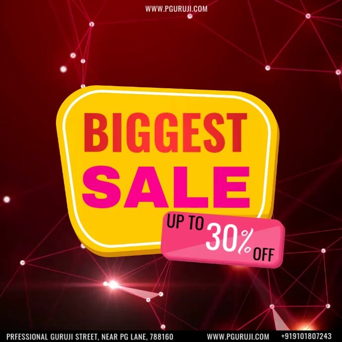 mega sale ad template | PosterMyWall