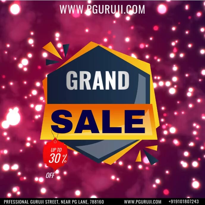 Plantilla de mega sale ad template | PosterMyWall