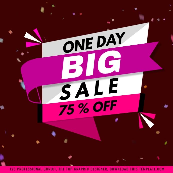 mega sale ad template | PosterMyWall