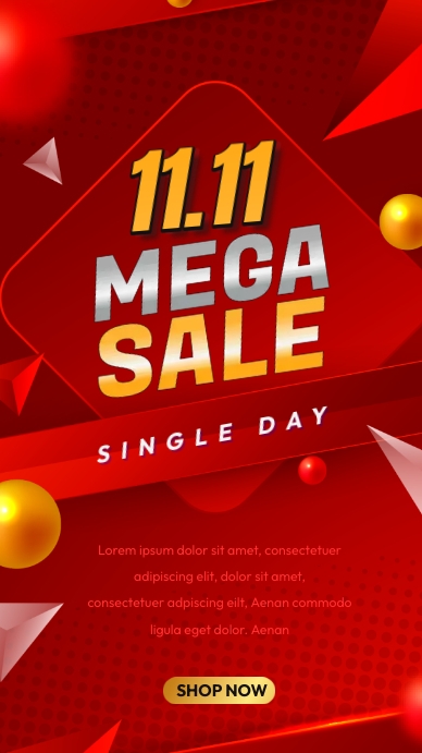 Mega Sale Ads Template | PosterMyWall