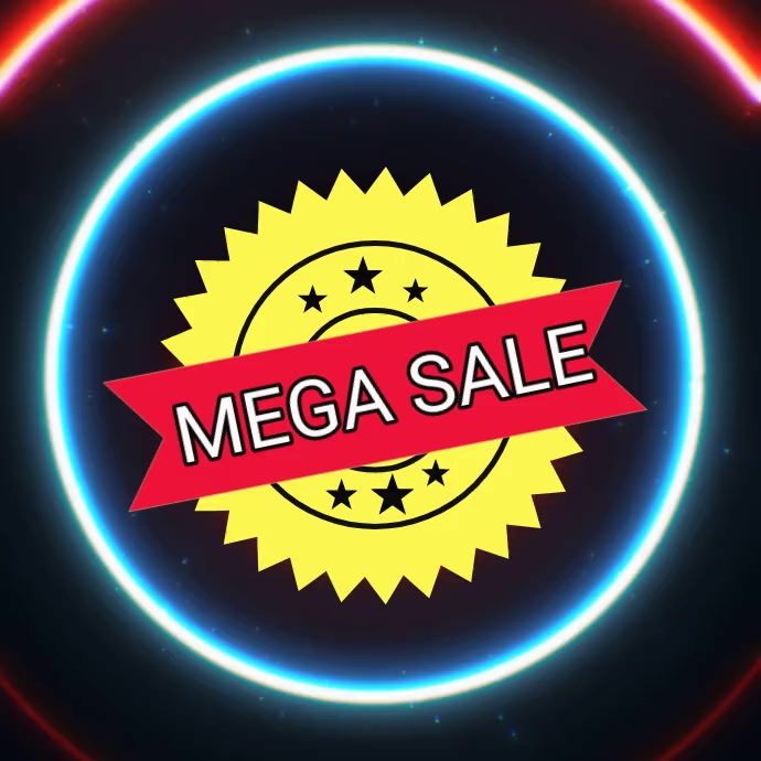 mega sale animation Template | PosterMyWall