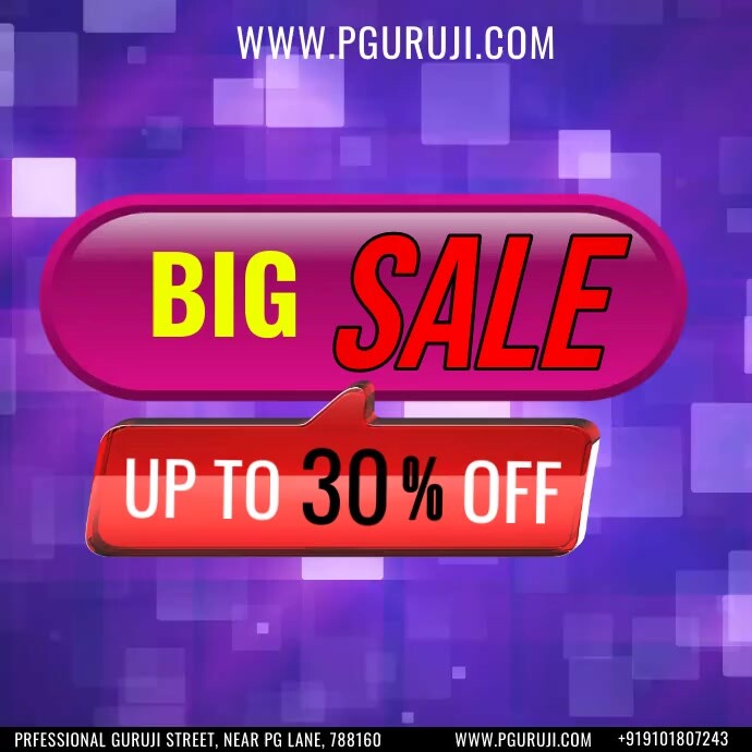 Mega Sale Banner Ad Template | PosterMyWall