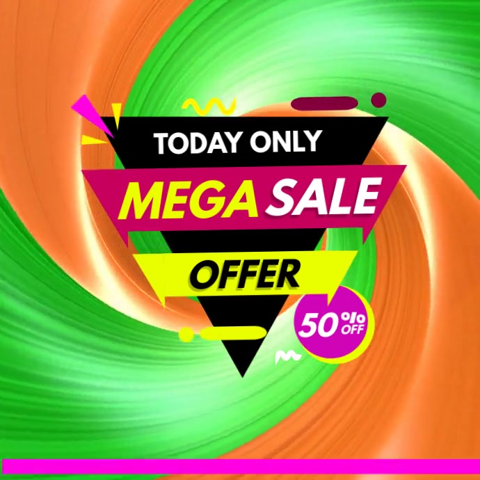 mega sale / big sale / discount ads Template | PosterMyWall