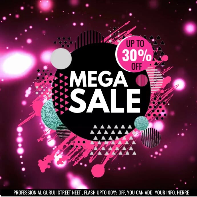 mega sale / big sale / sale ads Template | PosterMyWall