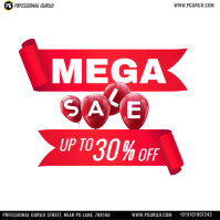 mega sale ad template | PosterMyWall