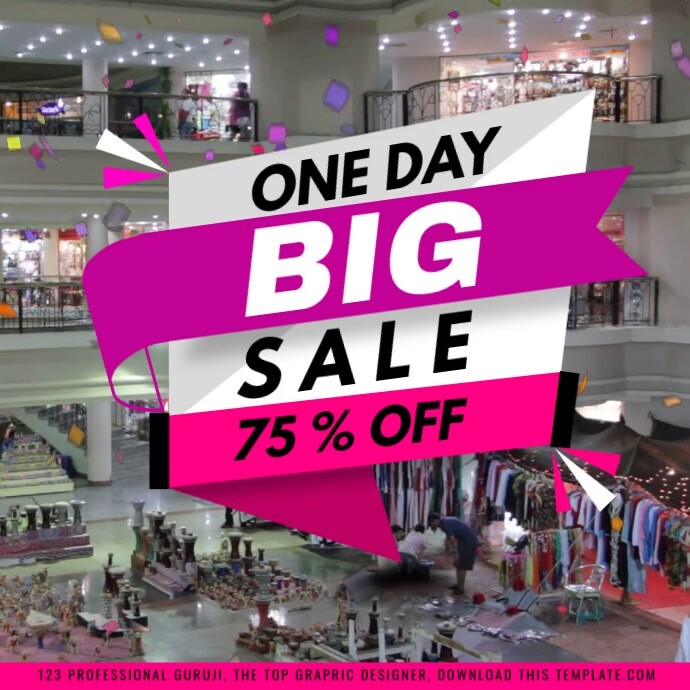 mega sale / big sale / sale offer Template | PosterMyWall