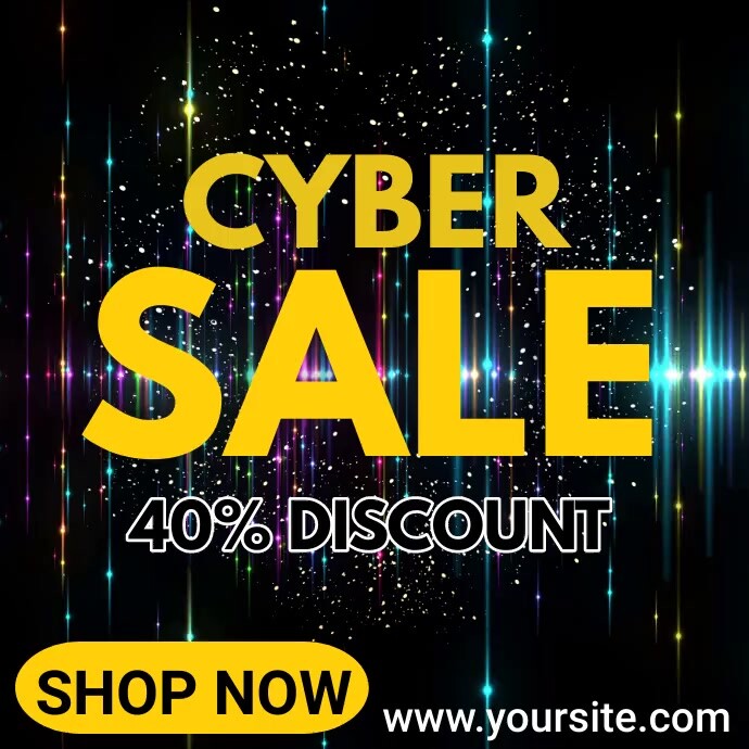 Mega sale /cyber sale Template | PosterMyWall