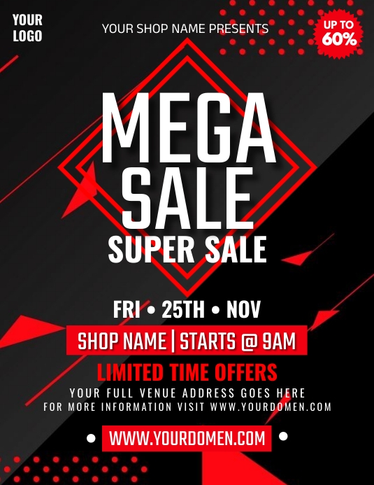 Copy of mega sale | PosterMyWall