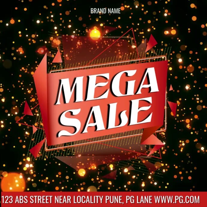 Mega sale Template | PosterMyWall