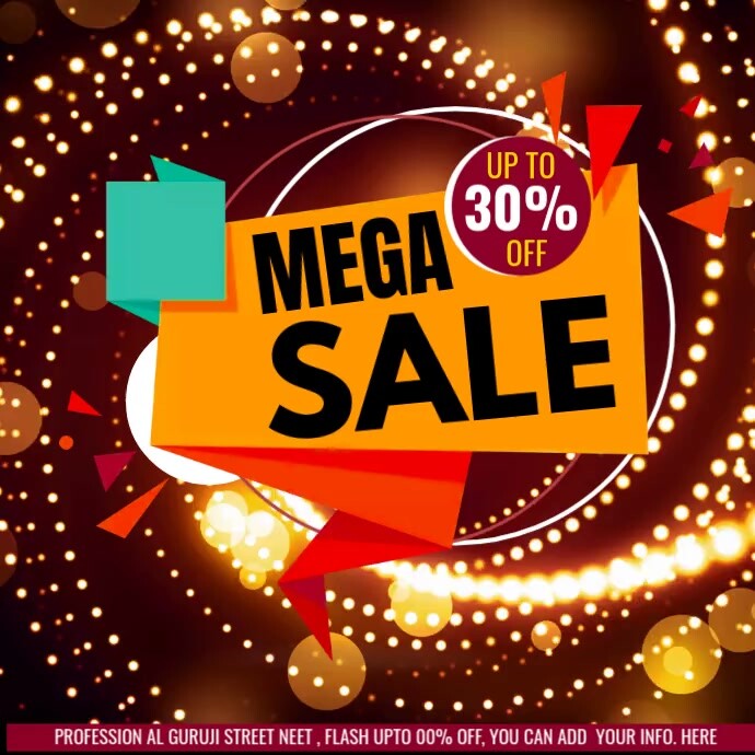 Mega sale Template | PosterMyWall