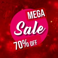Mega sale ad template | PosterMyWall