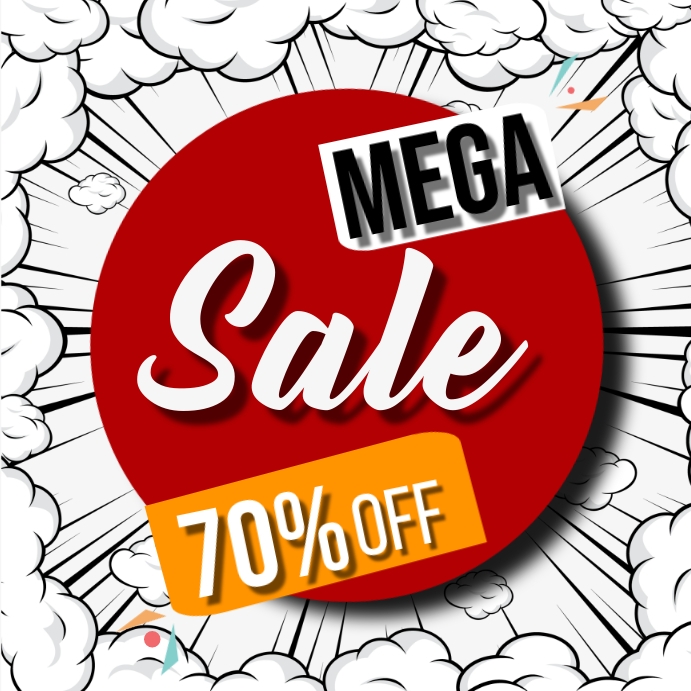 Mega sale Template | PosterMyWall