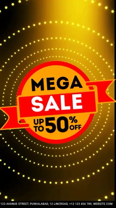 Mega Sale Template | PosterMyWall