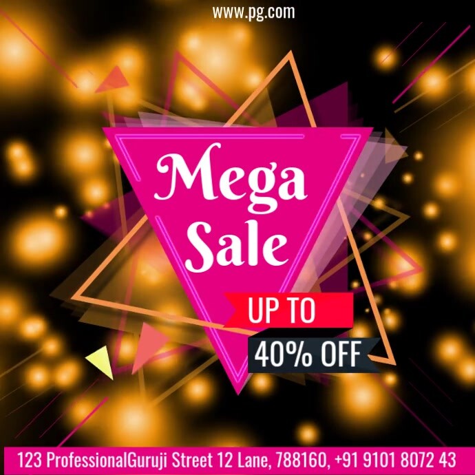 Mega sale Template | PosterMyWall