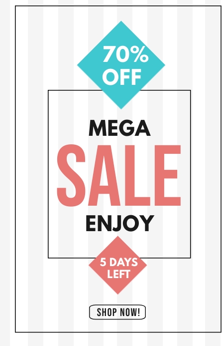 Mega Sale Template | PosterMyWall