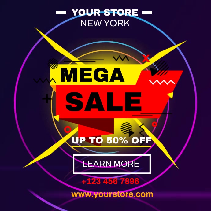 Copy of Mega Sale | PosterMyWall